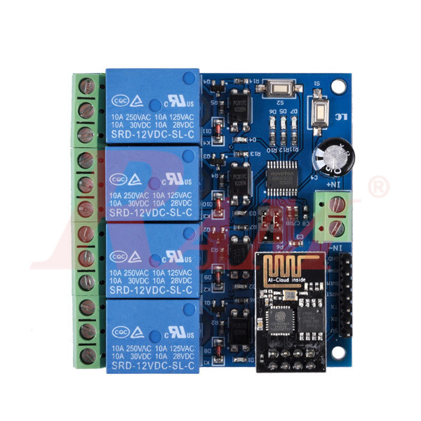 ESP8266 WiFi 4 Relay Module | RAM Electronics website